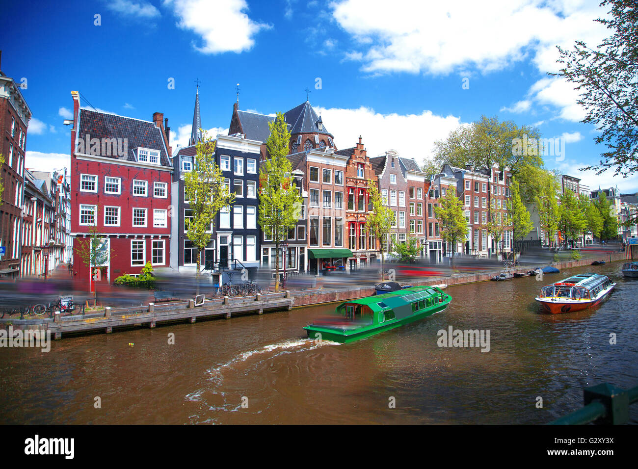 Street canal beautiful facades hi-res stock photography and images - Alamy