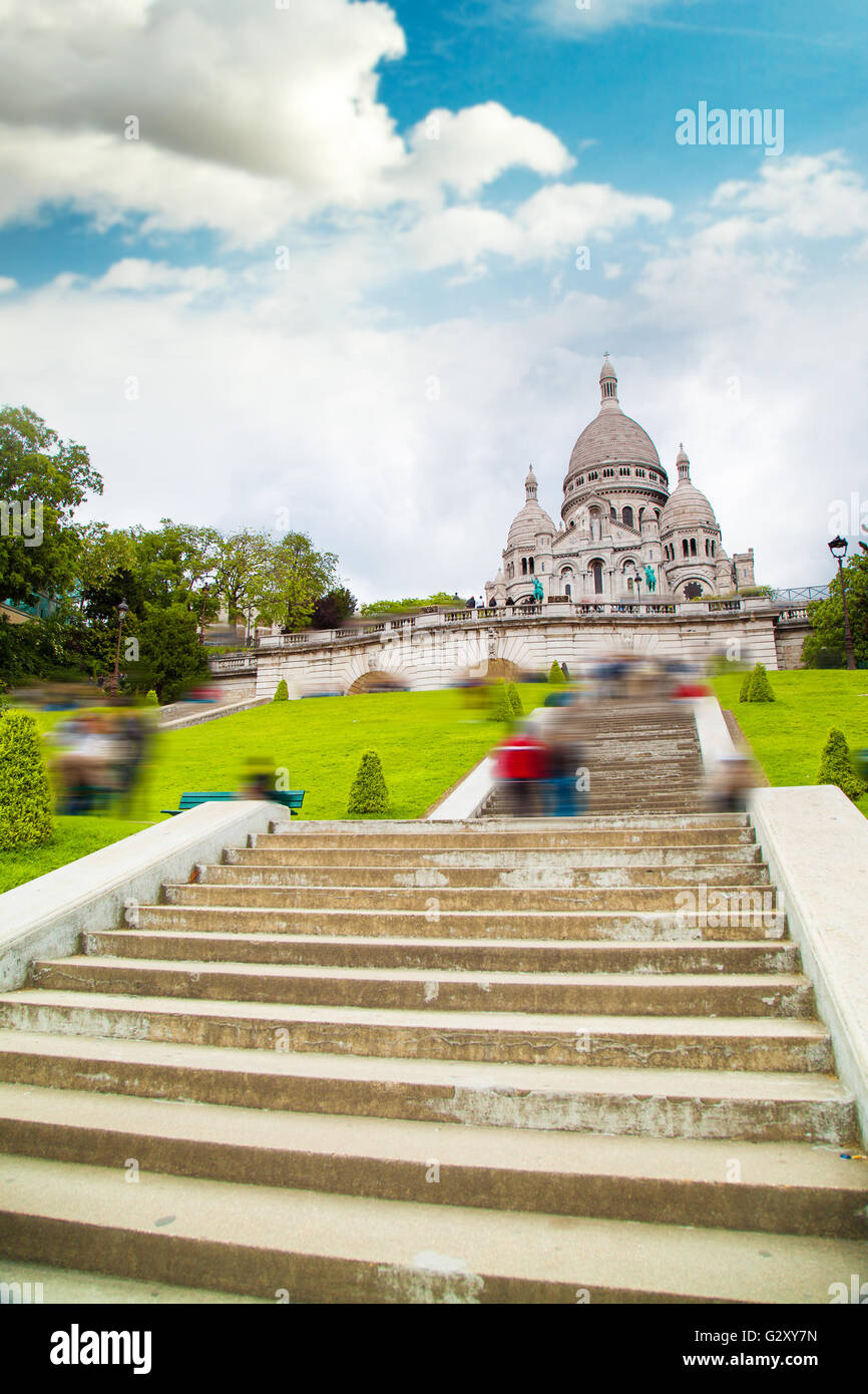 Montmartre Paris. Area artists. The French capital Stock Photo - Alamy