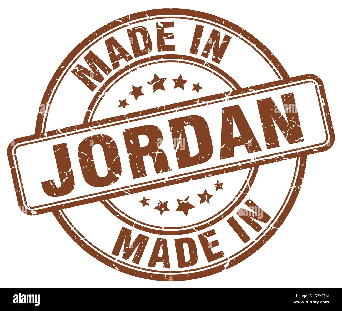 Made in jordan stamp hi-res stock photography and images - Alamy