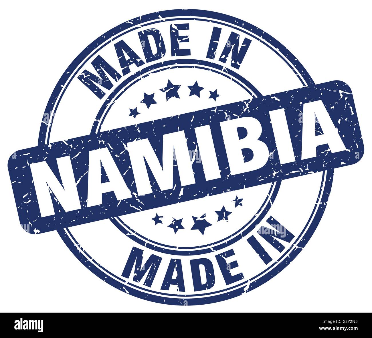made in Namibia blue grunge round stamp Stock Vector Image & Art - Alamy
