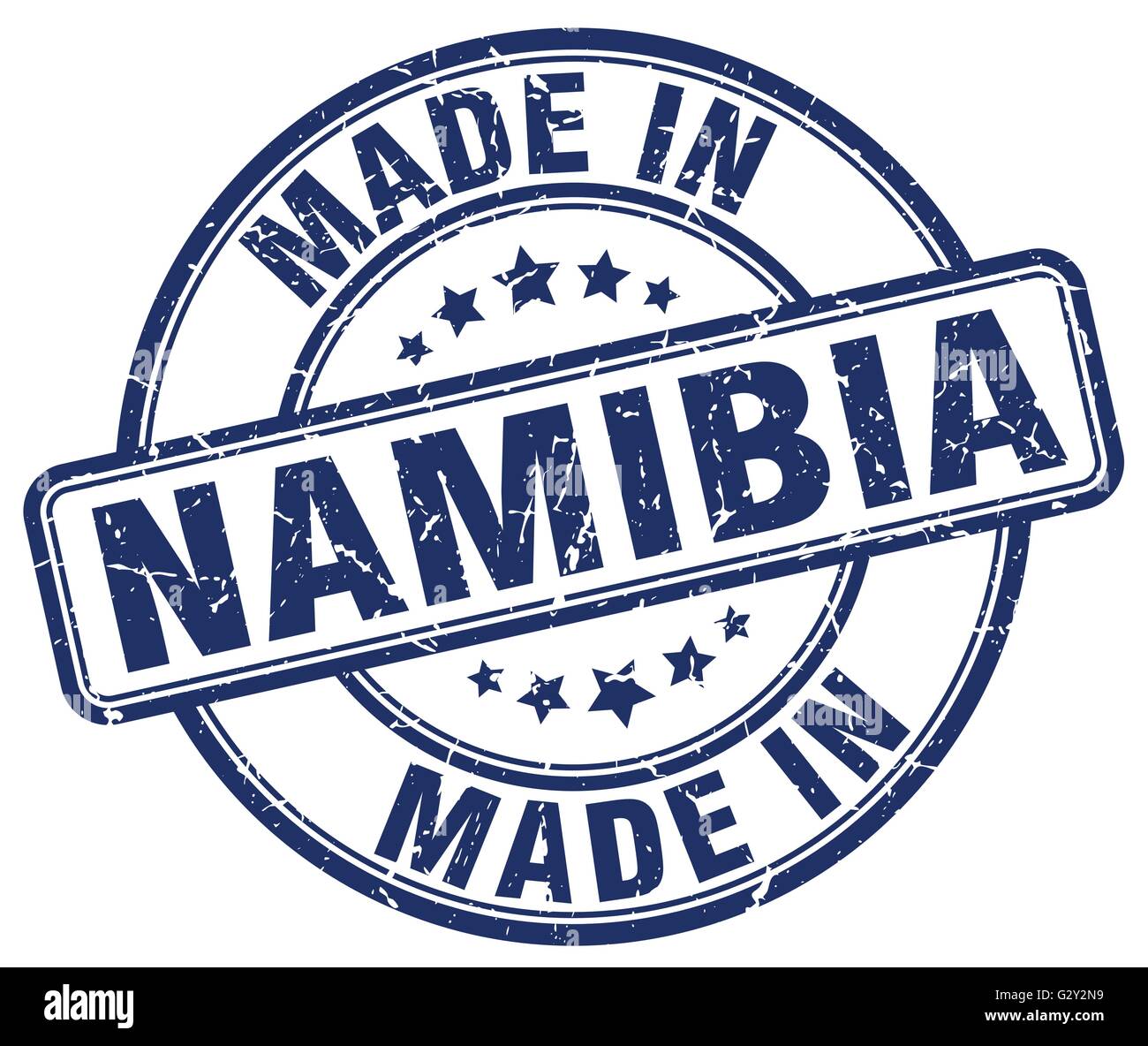 made in Namibia blue grunge round stamp Stock Vector Image & Art - Alamy