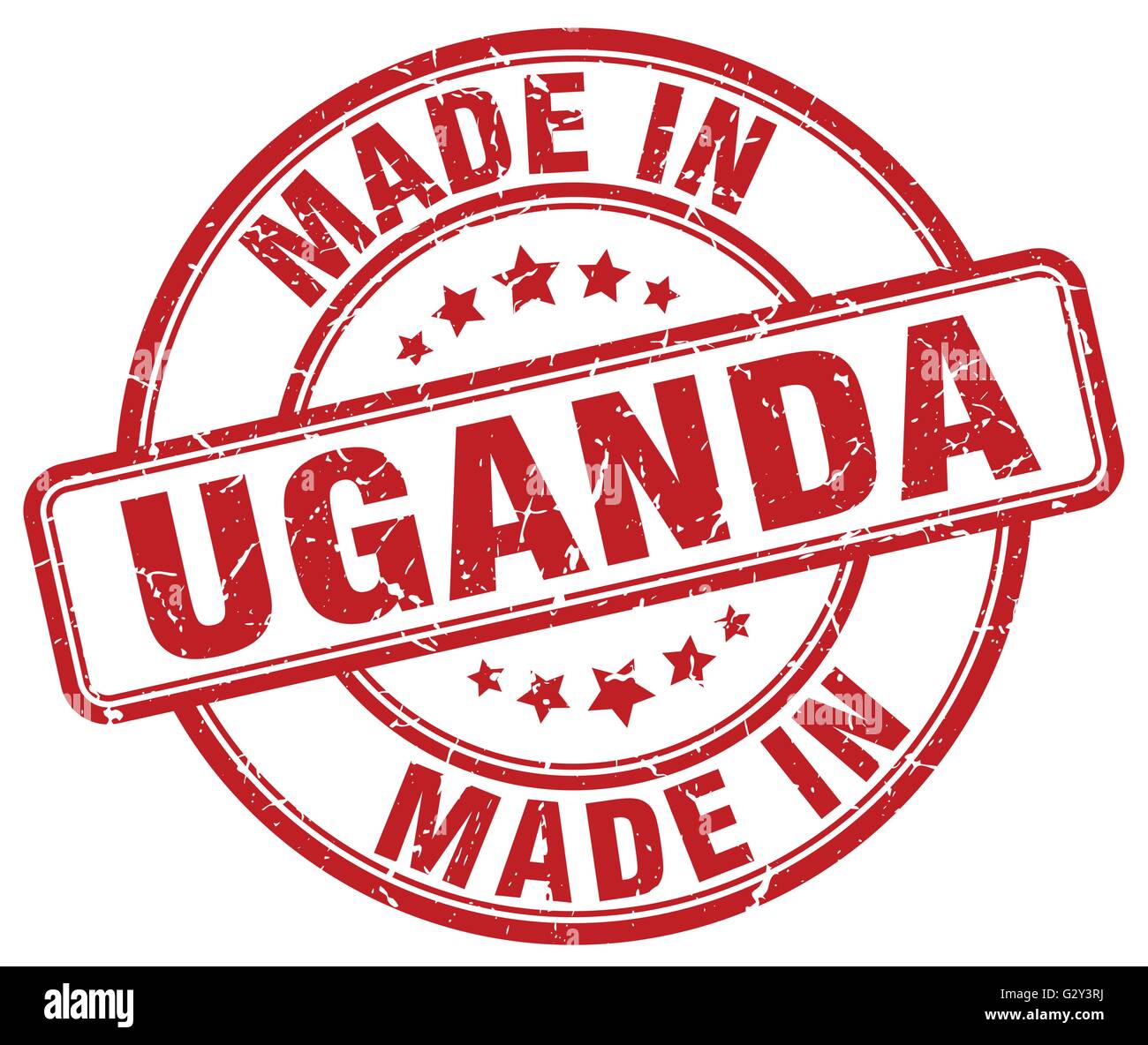 Made in uganda Stock Vector Images - Alamy