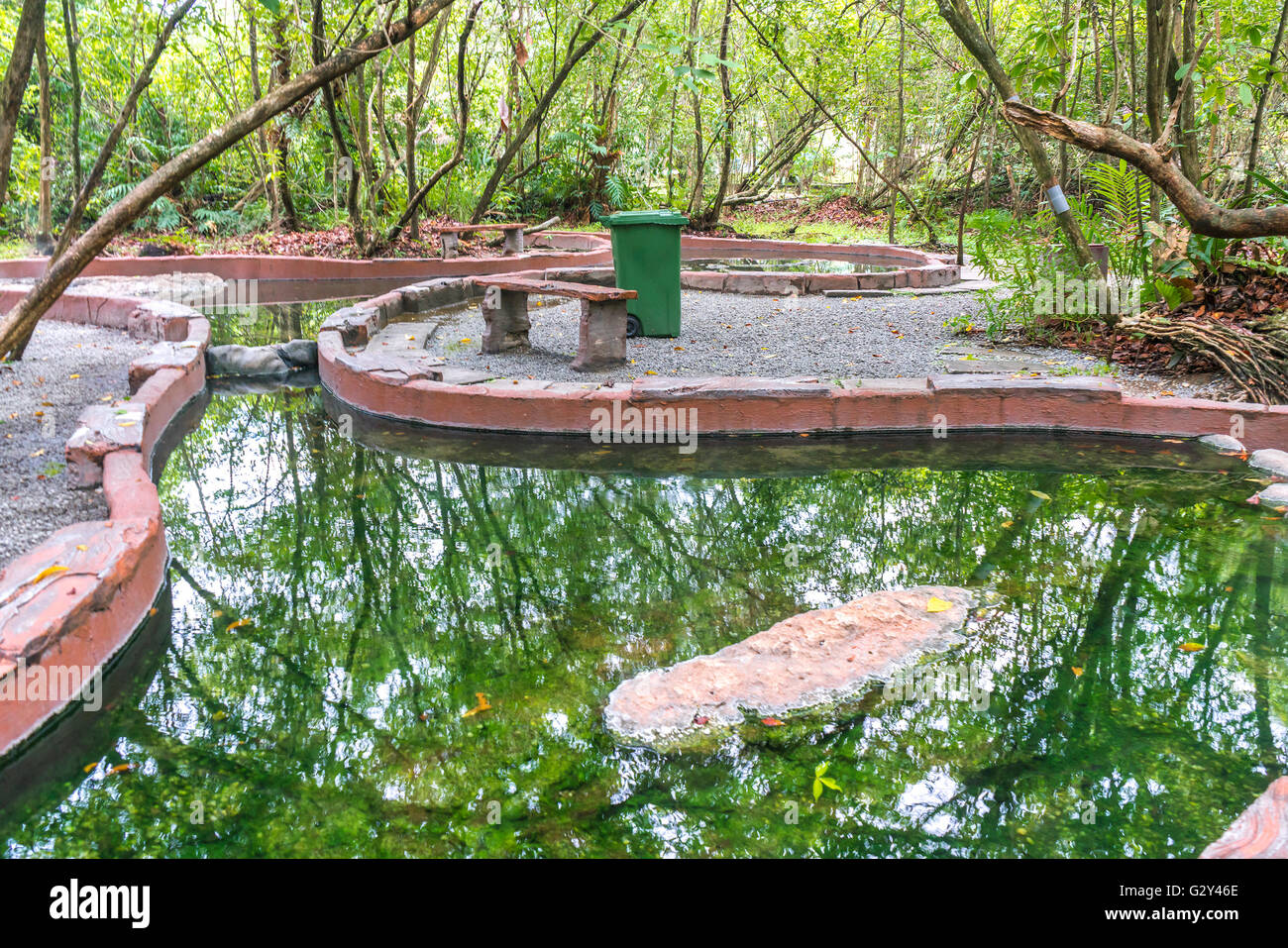 Felda Hot Spring at Sg Klah, Perak, Malaysia Stock Photo - Alamy
