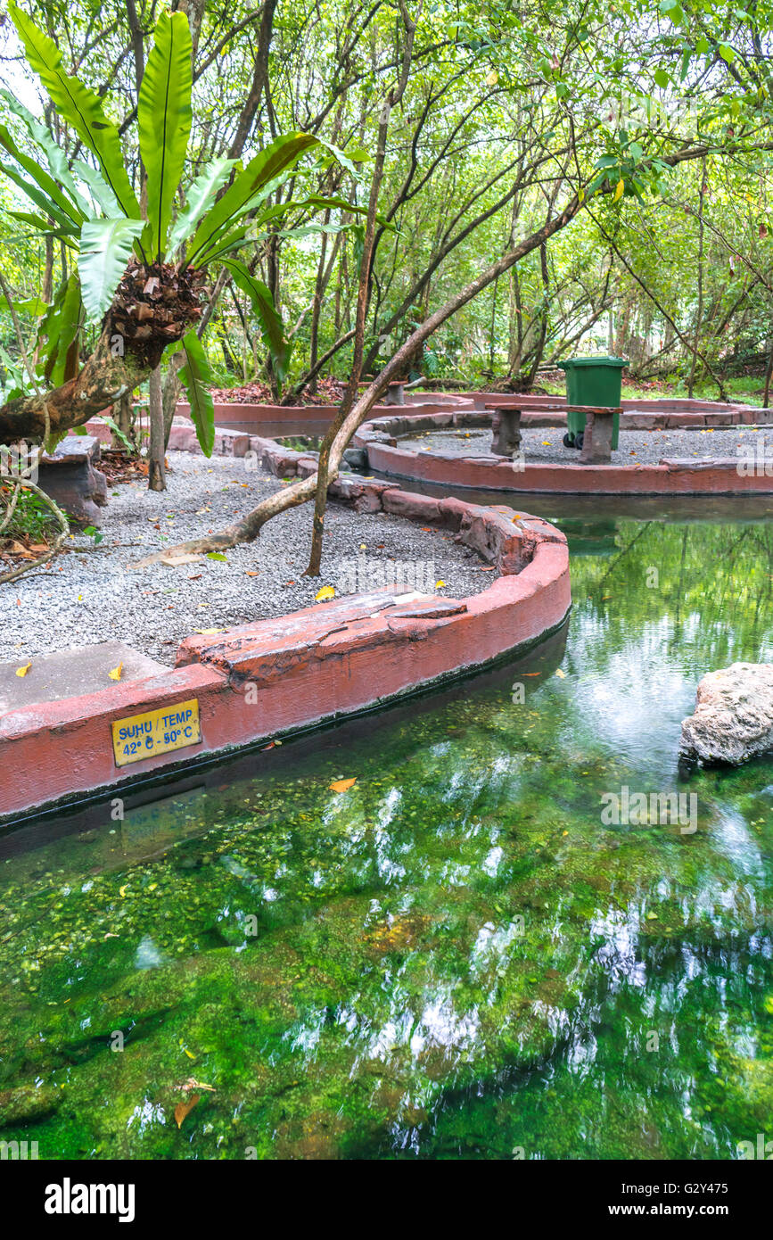 Felda Hot Spring at Sg Klah, Perak, Malaysia Stock Photo - Alamy