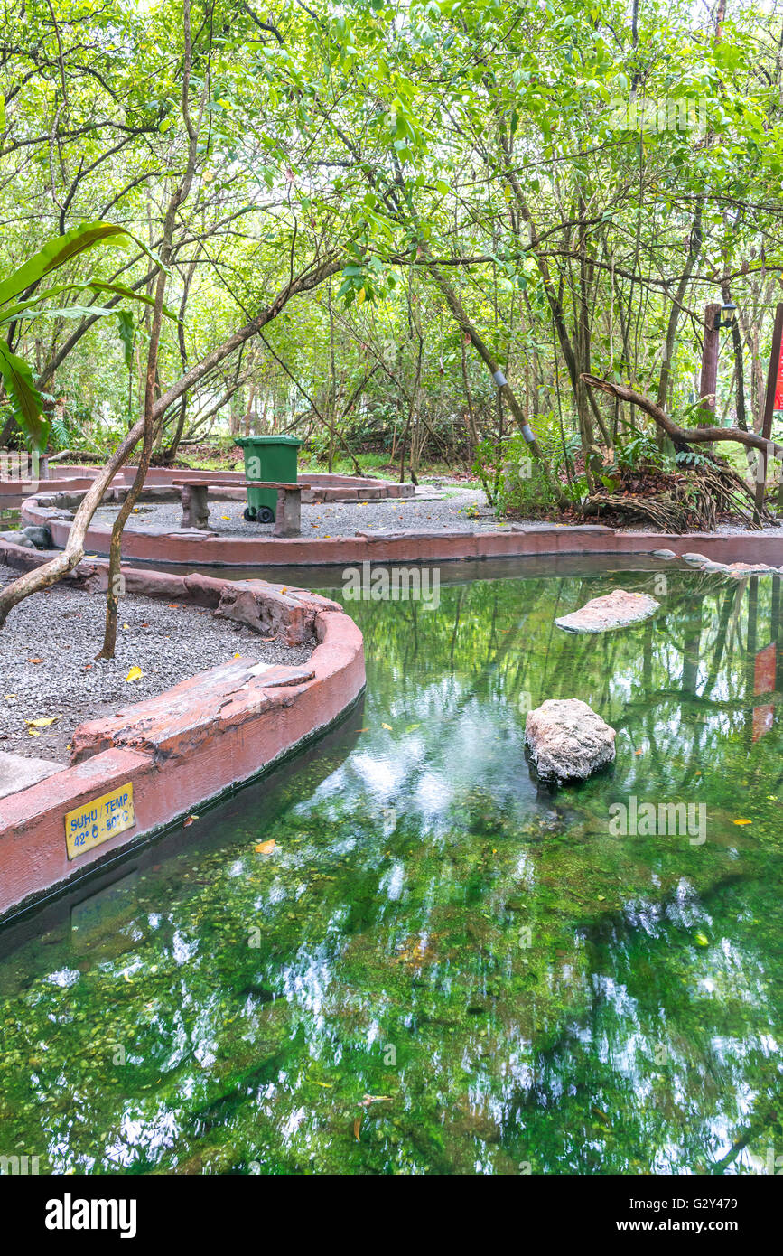 Felda Hot Spring at Sg Klah, Perak, Malaysia Stock Photo - Alamy