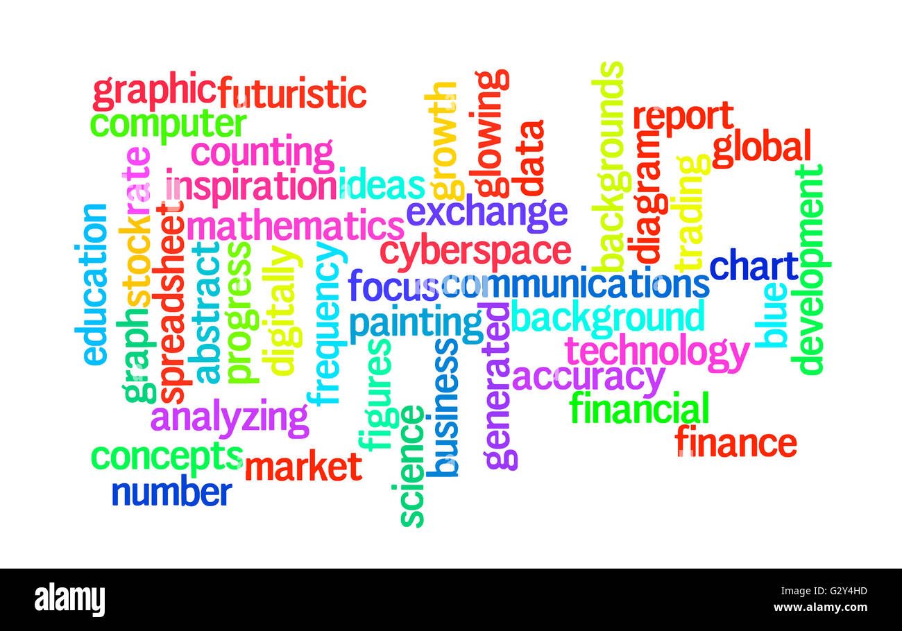 Language of finance concept Stock Photo - Alamy