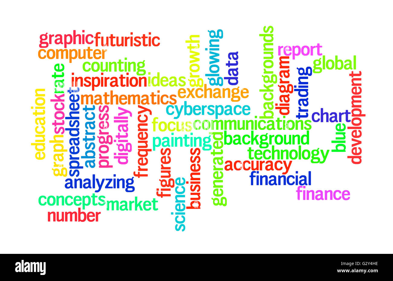 Language of finance concept Stock Photo - Alamy