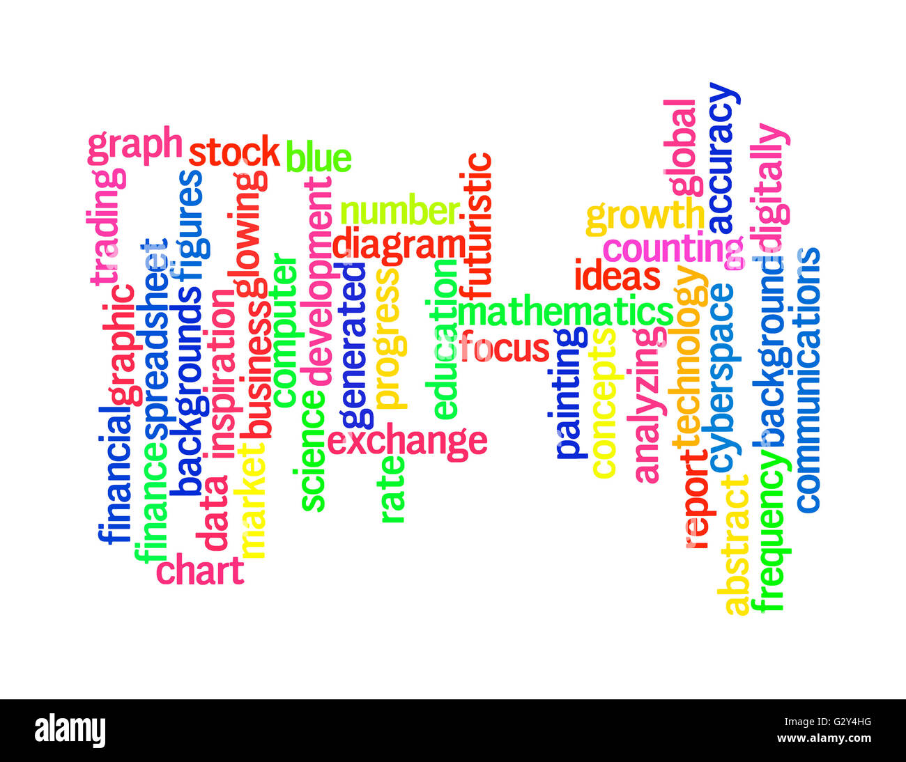 Language of finance concept Stock Photo - Alamy
