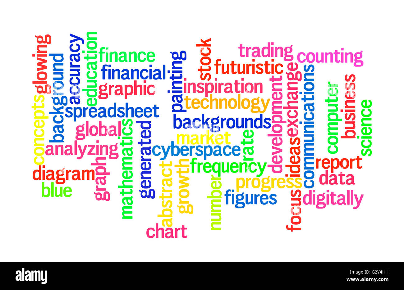 Language of finance concept Stock Photo - Alamy