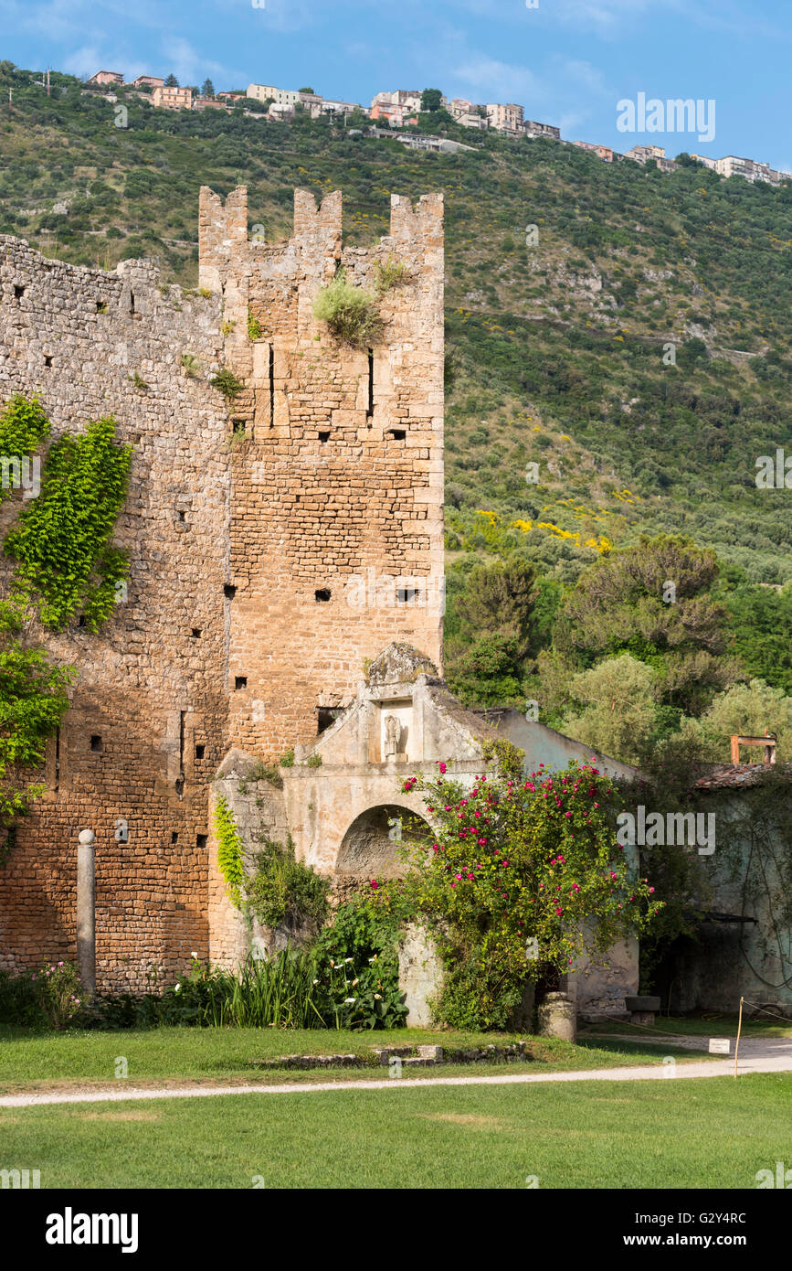 Ruins of the medieval village, Gardens of Ninfa, Cisterna di Latina ...