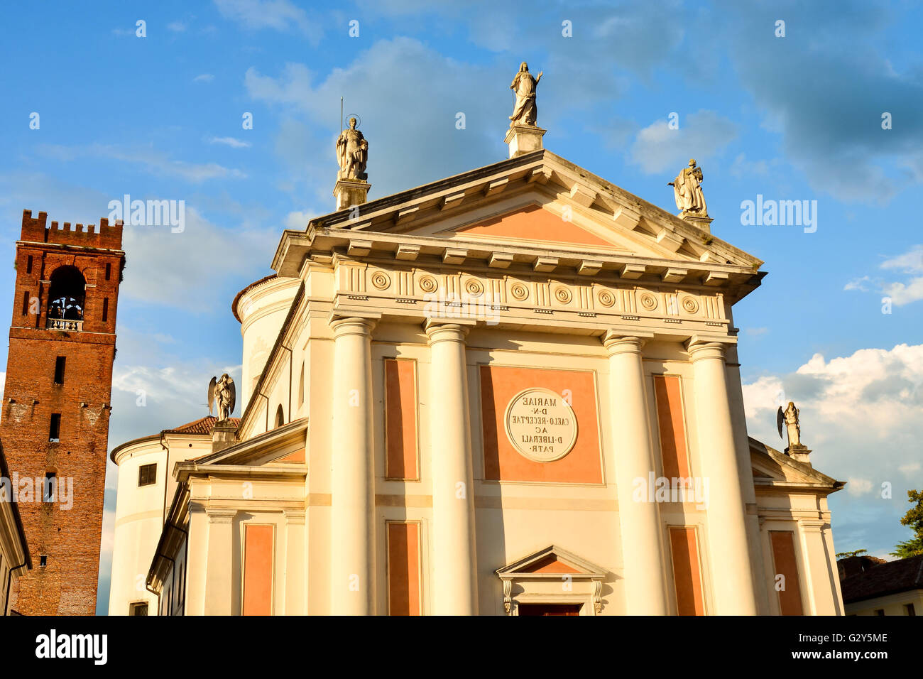 Photo Picture View of Castelfranco Veneto Medieval City in Italy Stock ...