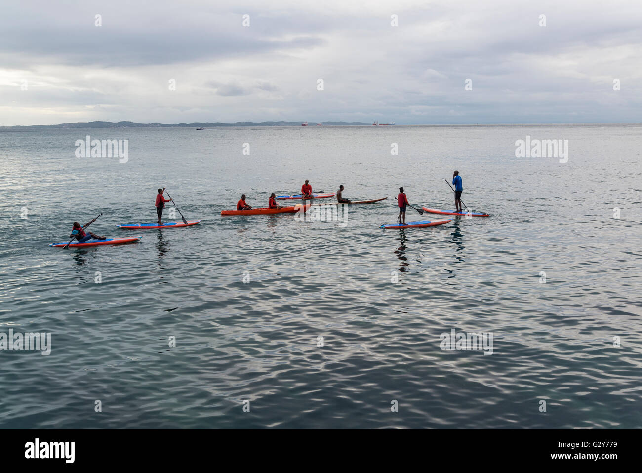 Kayaking and Paddleboarding, Salvador, Bahia, Brazil Stock Photo - Alamy