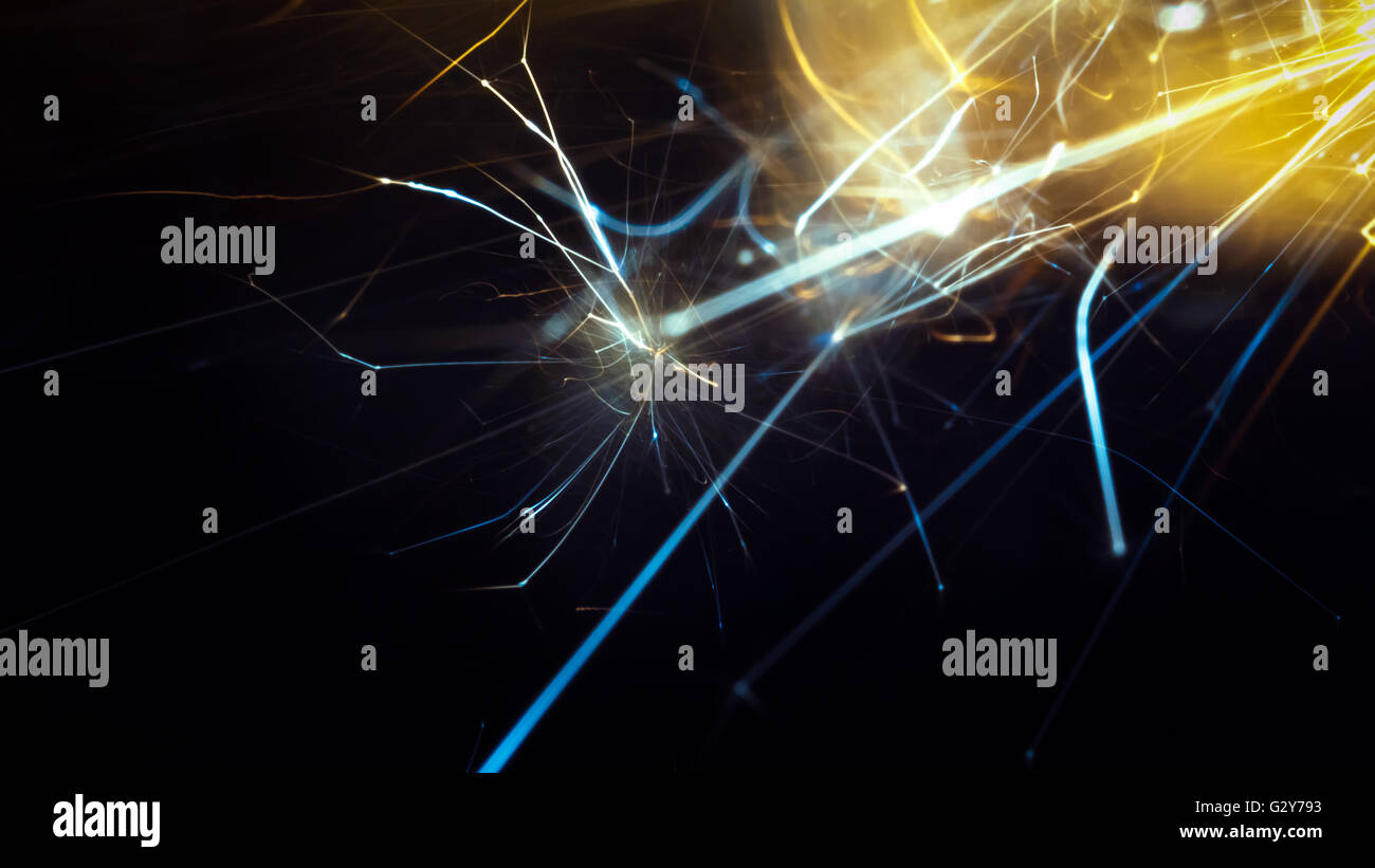 Colored flint sparks Stock Photo - Alamy