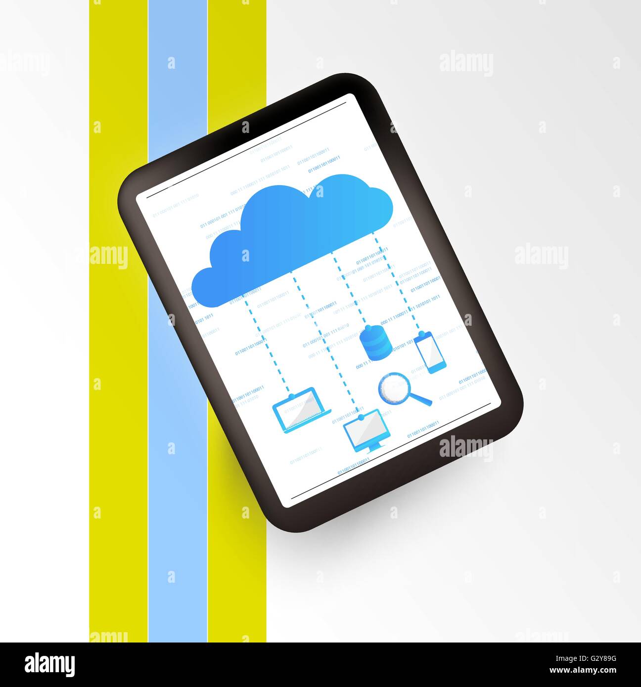 Cloud computing mobile phone Stock Vector Images - Alamy