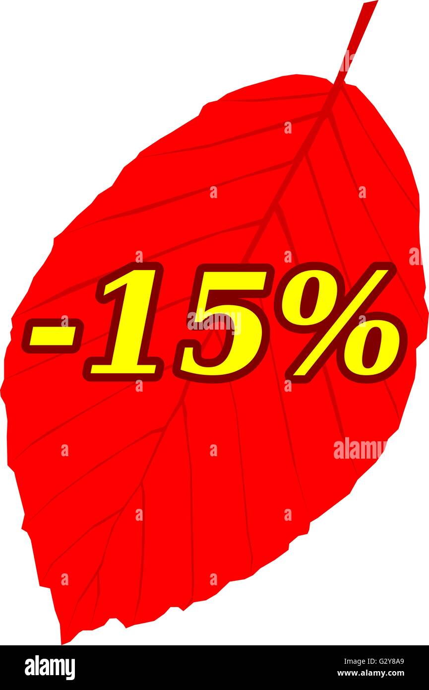 15 percent discount sign Stock Vector Images - Alamy
