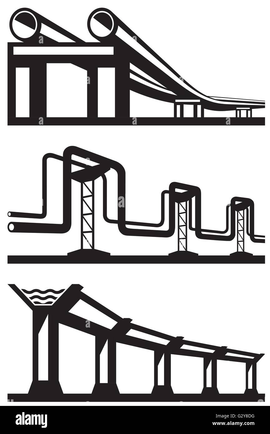 Industrial natural gas supply Stock Vector Images - Alamy
