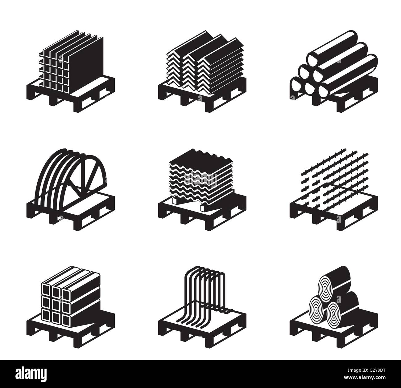 Building Construction Materials Vector