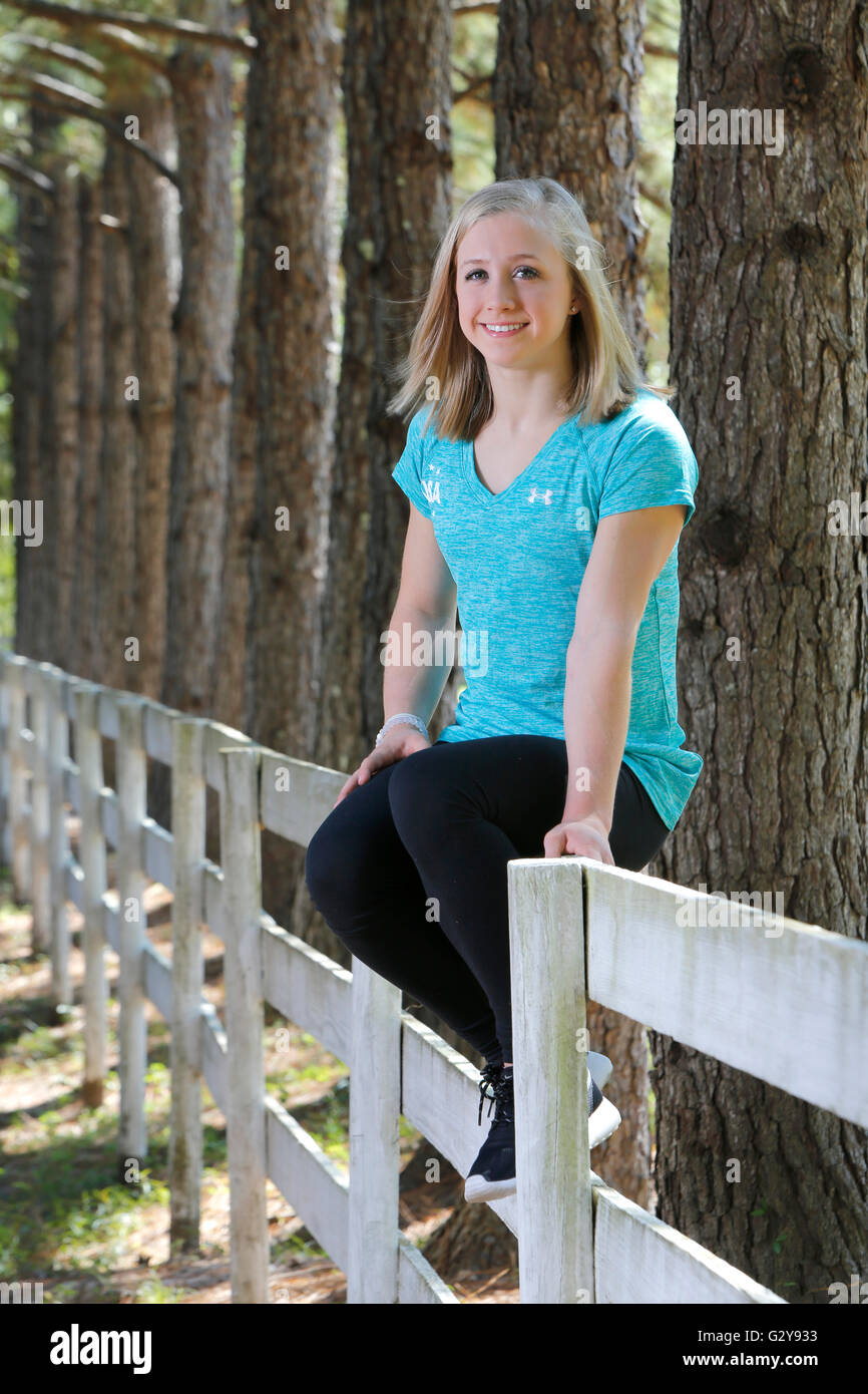 Bailie Key at the Karolyi Ranch, the USA Gymnastics National Team ...