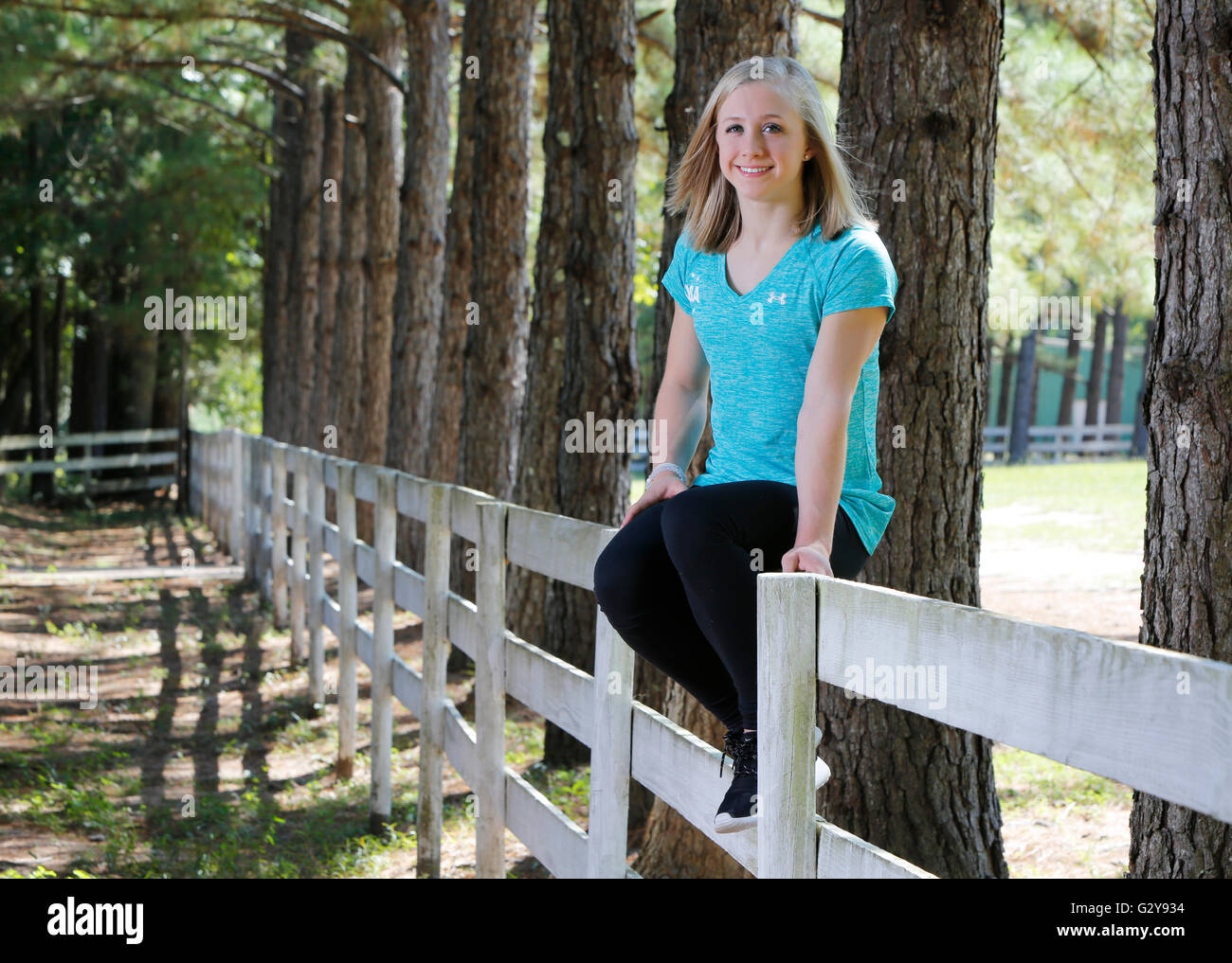Bailie Key at the Karolyi Ranch, the USA Gymnastics National Team ...