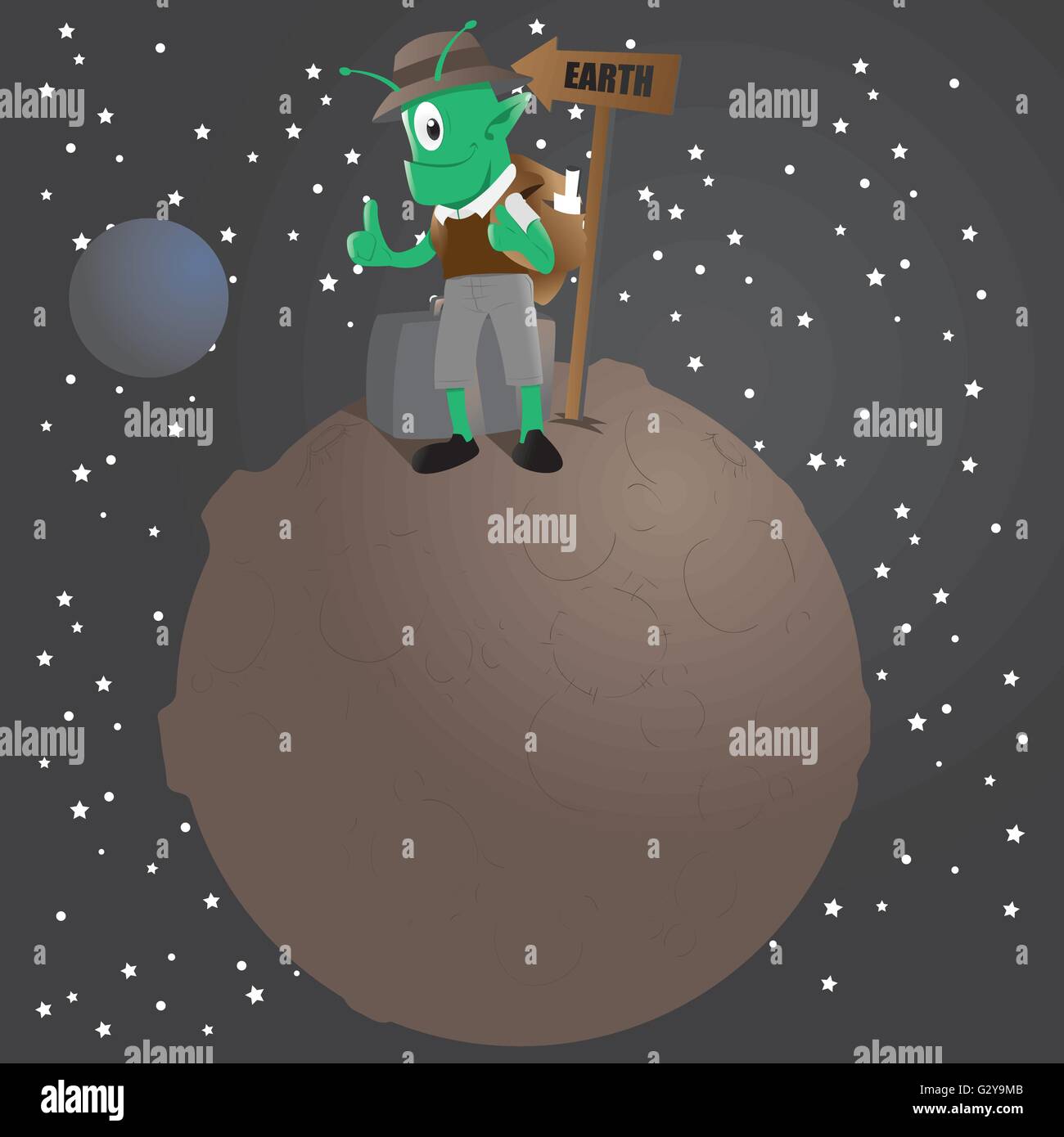 Alien road Stock Vector Images - Alamy