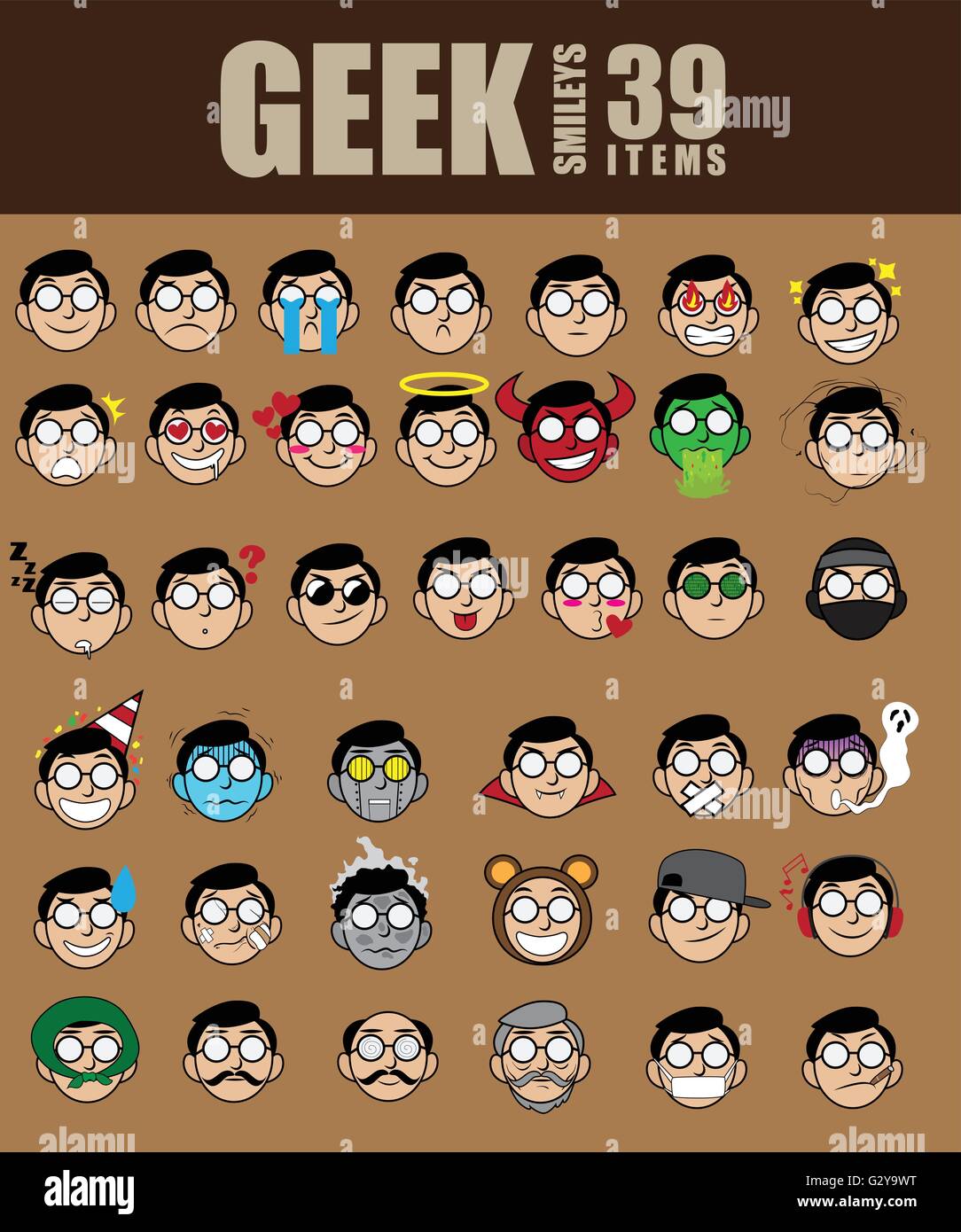 Geek mobile Stock Vector Images - Alamy