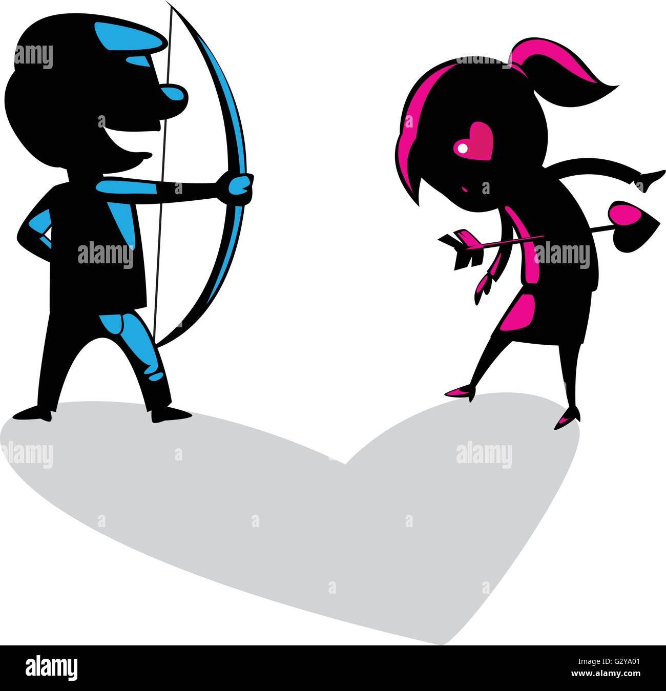 Love arrow hi-res stock photography and images - Alamy