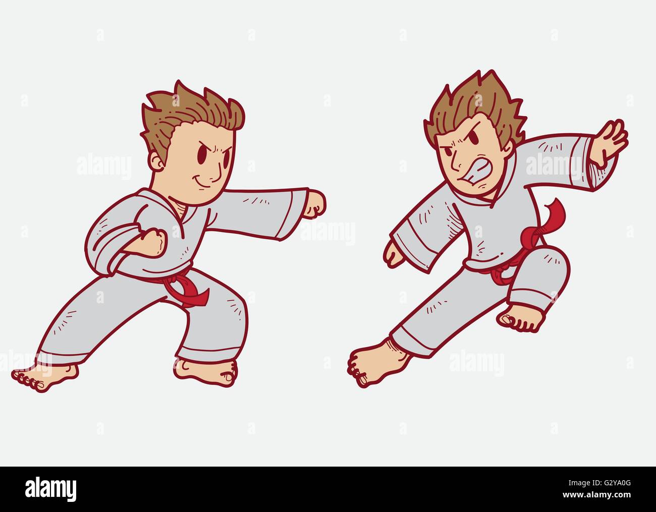 Punch cartoon Stock Vector Images - Alamy