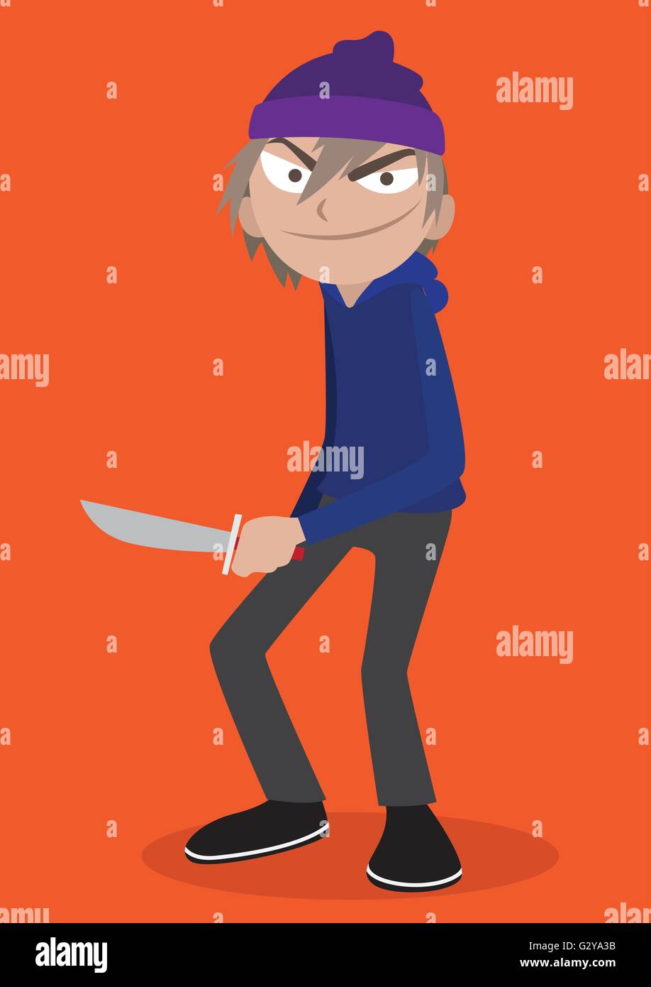 Robber cartoon hi-res stock photography and images - Alamy