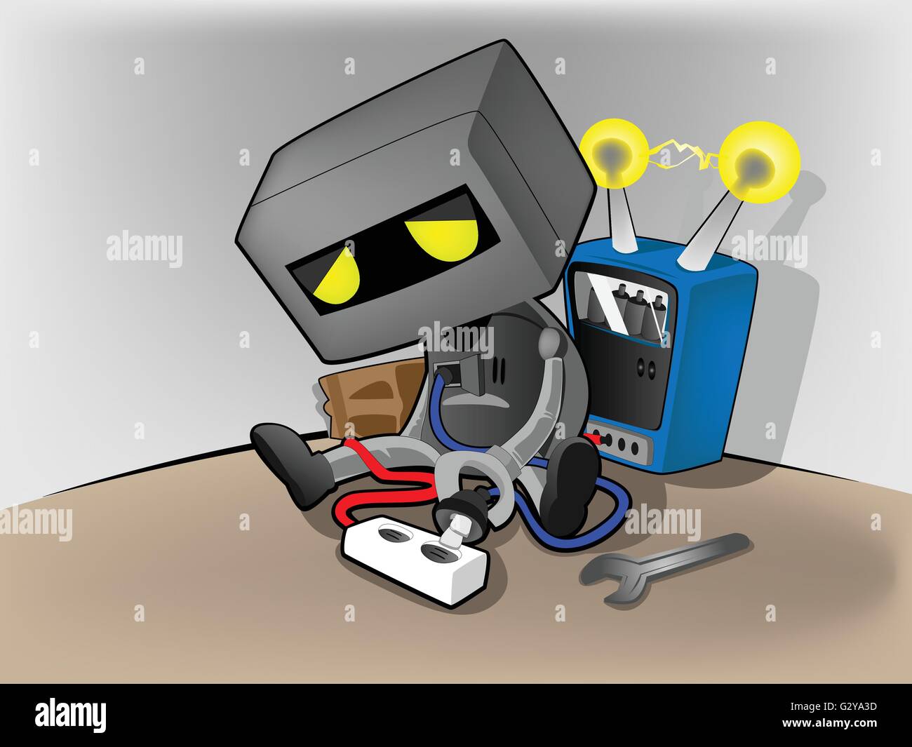 Robot battery hi-res stock photography and images - Alamy