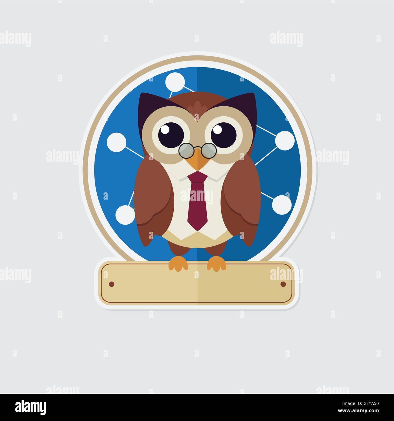Cute Smart Owl