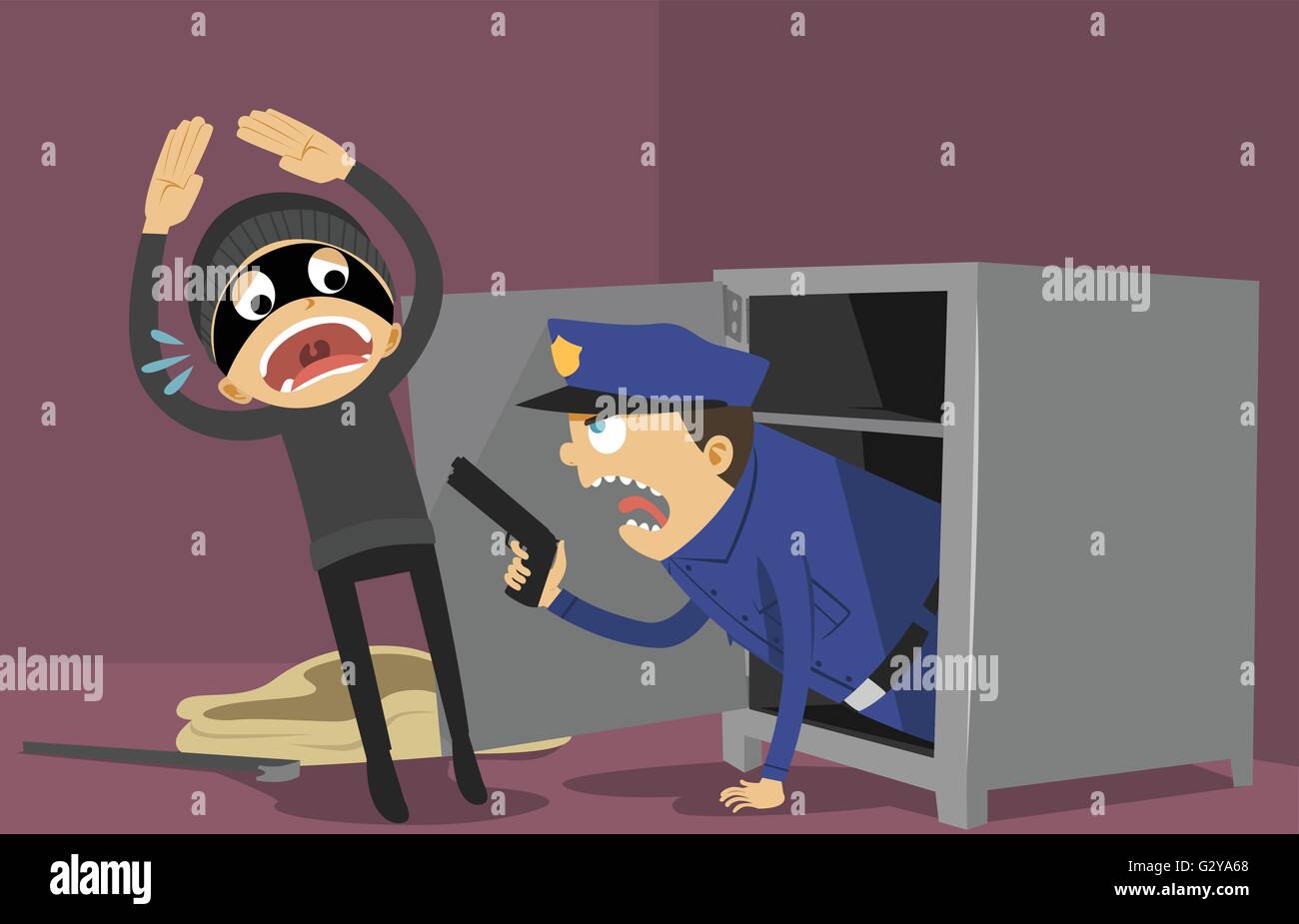 Thief police hi-res stock photography and images - Alamy