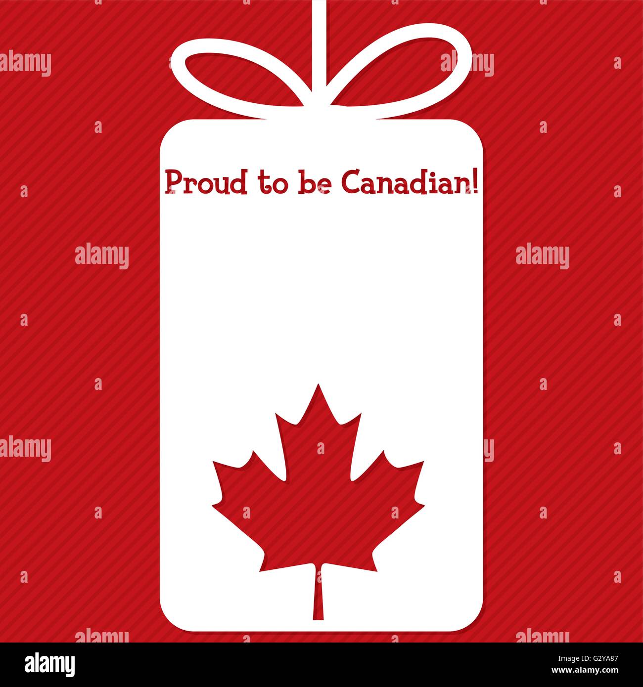 Tag Canada Day card in vector format Stock Vector Image & Art - Alamy