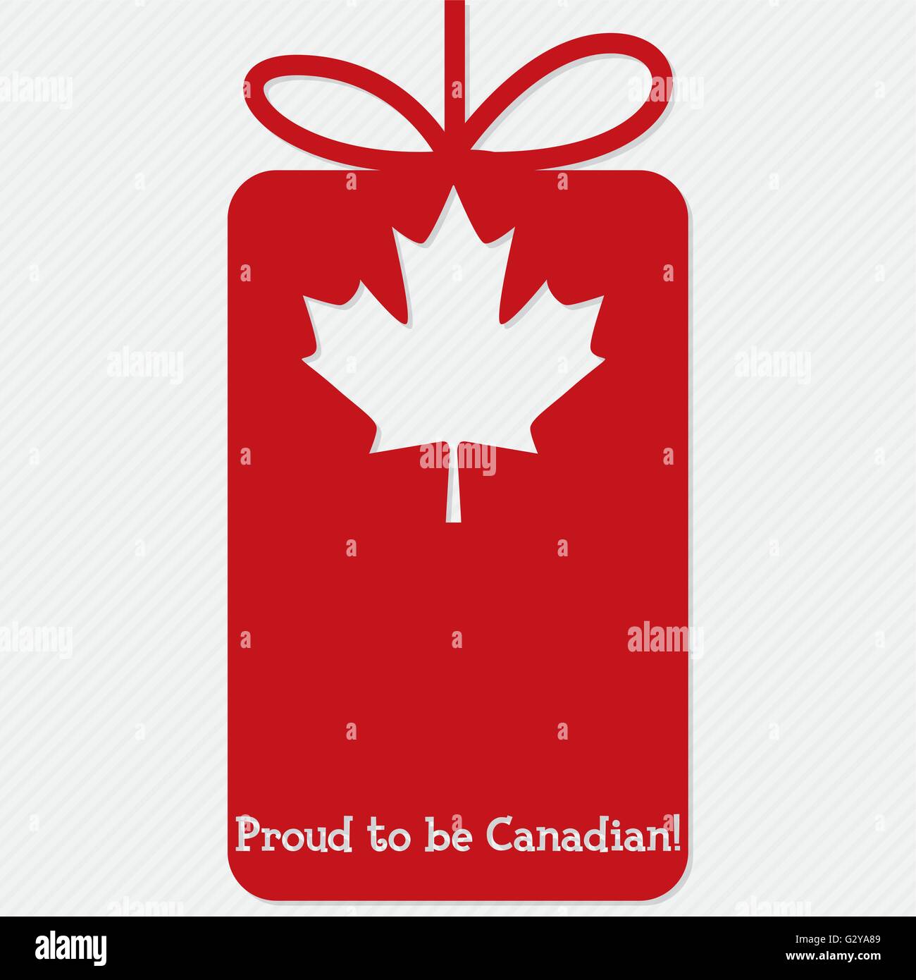 Tag Canada Day card in vector format Stock Vector Image & Art - Alamy
