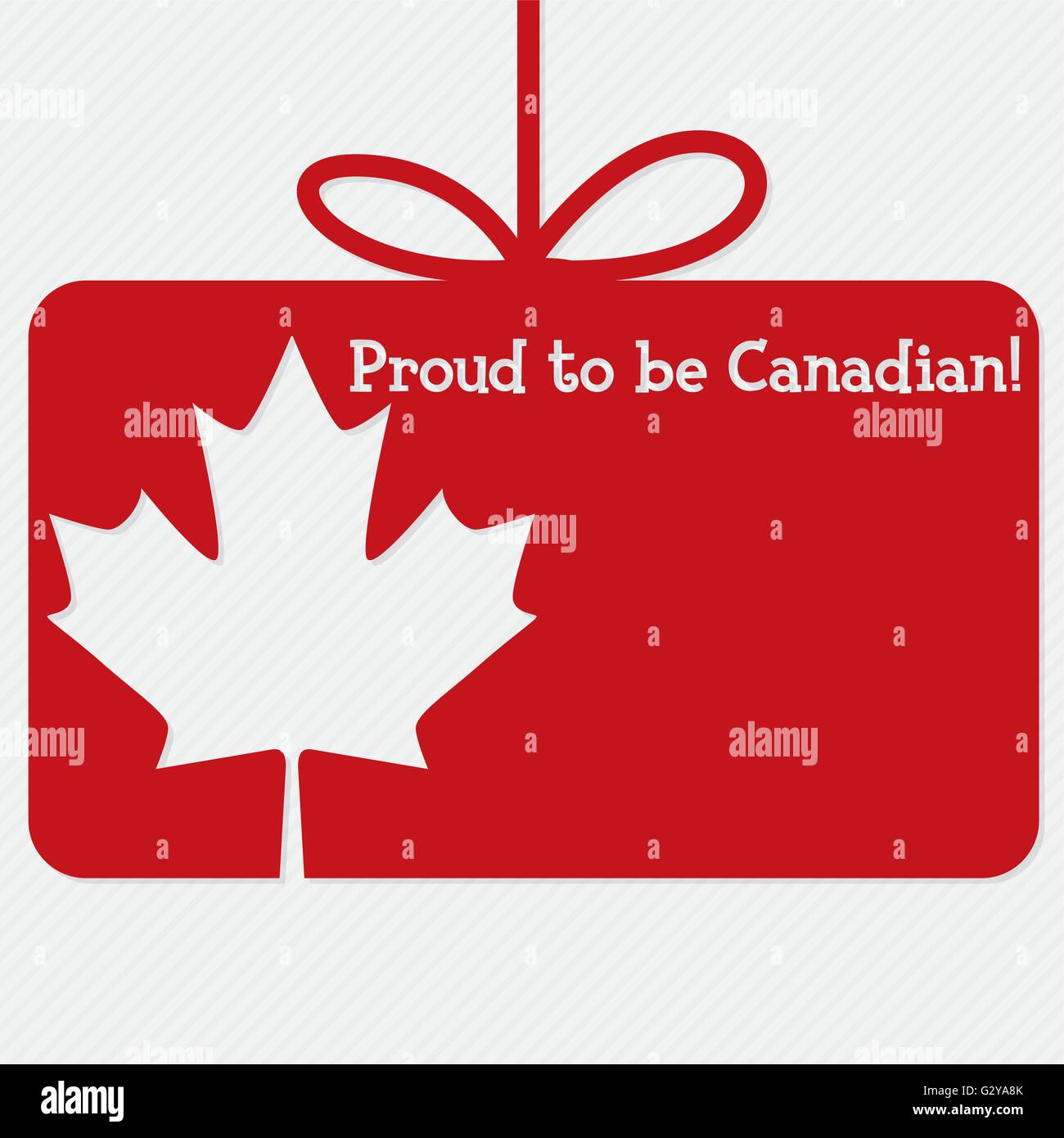 Canada day bow Stock Vector Images - Alamy