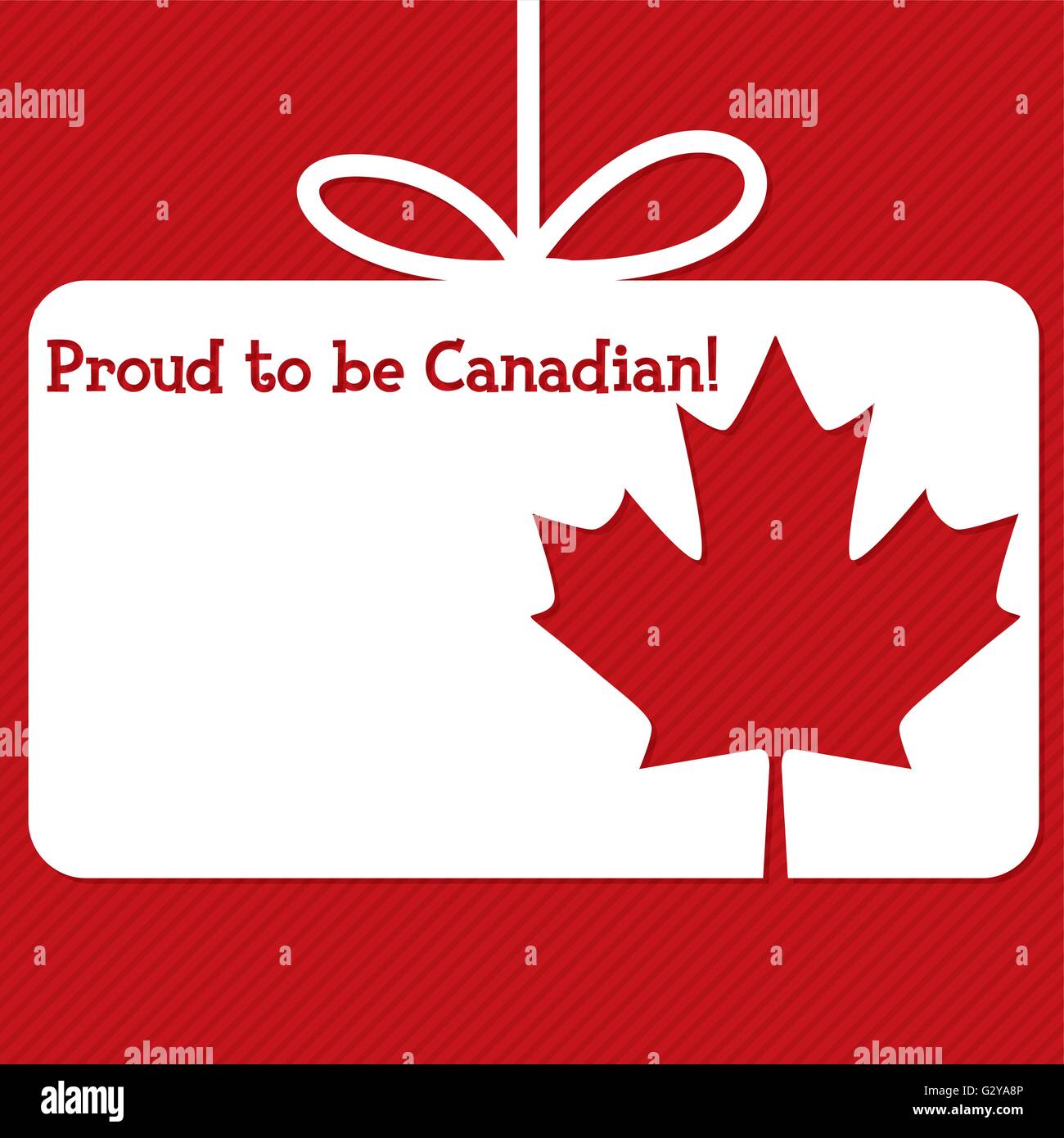 Tag Canada Day card in vector format Stock Vector Image & Art - Alamy