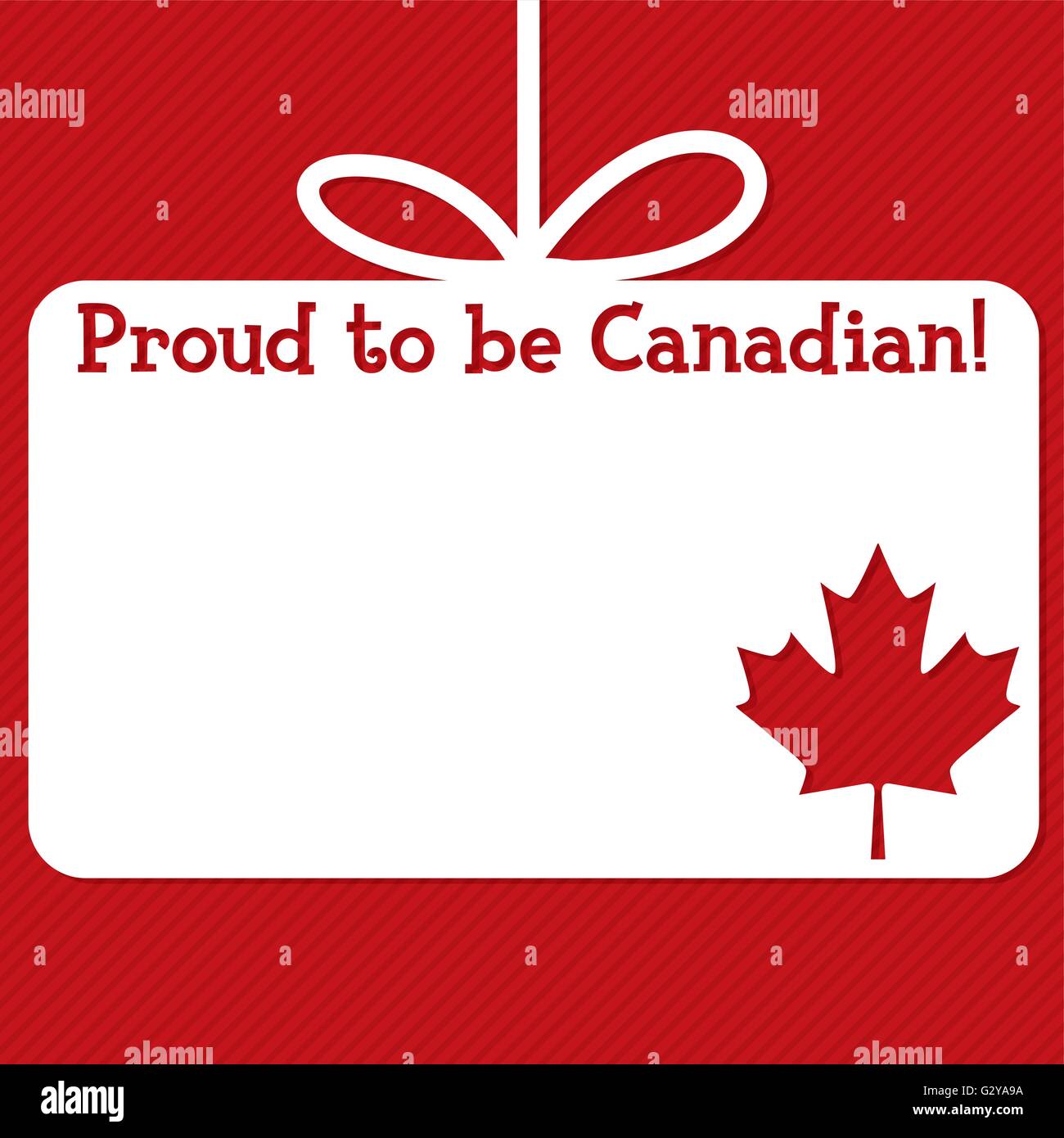 Tag Canada Day card in vector format Stock Vector Image & Art - Alamy