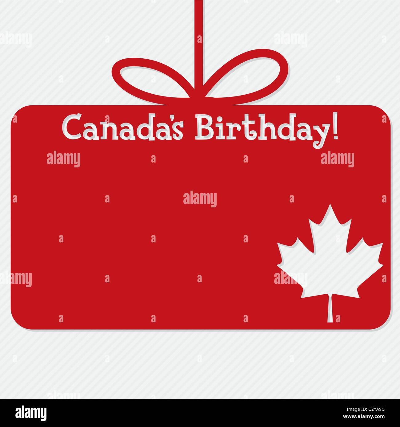 Tag Canada Day card in vector format Stock Vector Image & Art - Alamy