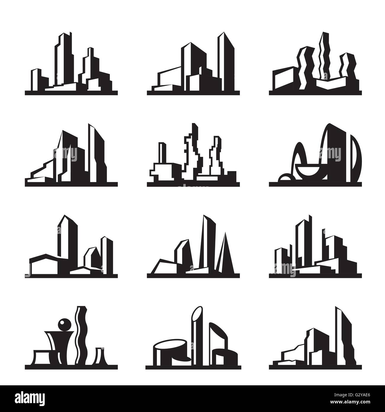 Modern construction set - vector illustration Stock Vector Image & Art ...