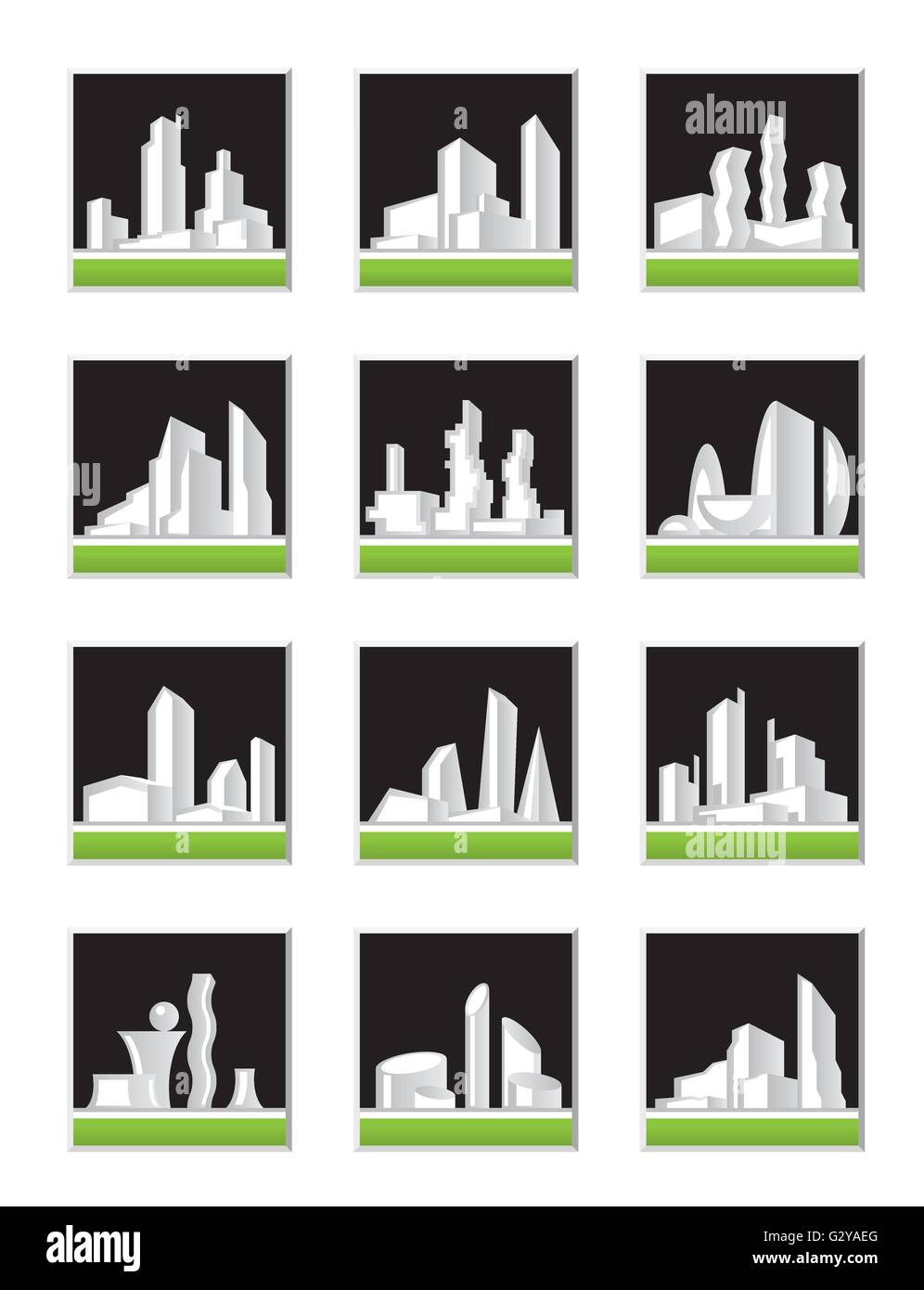 Modern construction set - vector illustration Stock Vector Image & Art ...