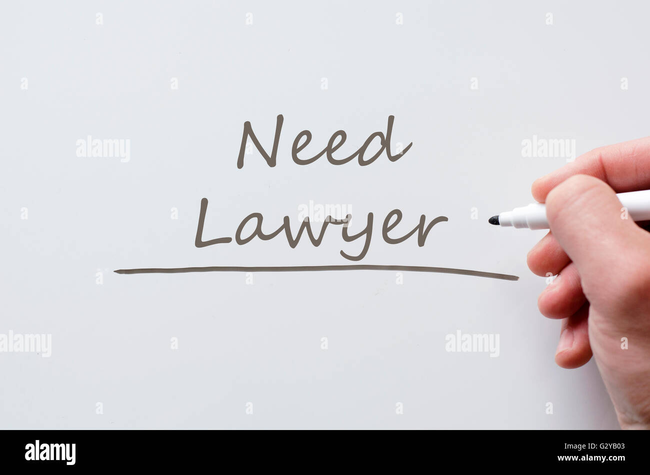 Lawyer handwriting hi-res stock photography and images - Alamy