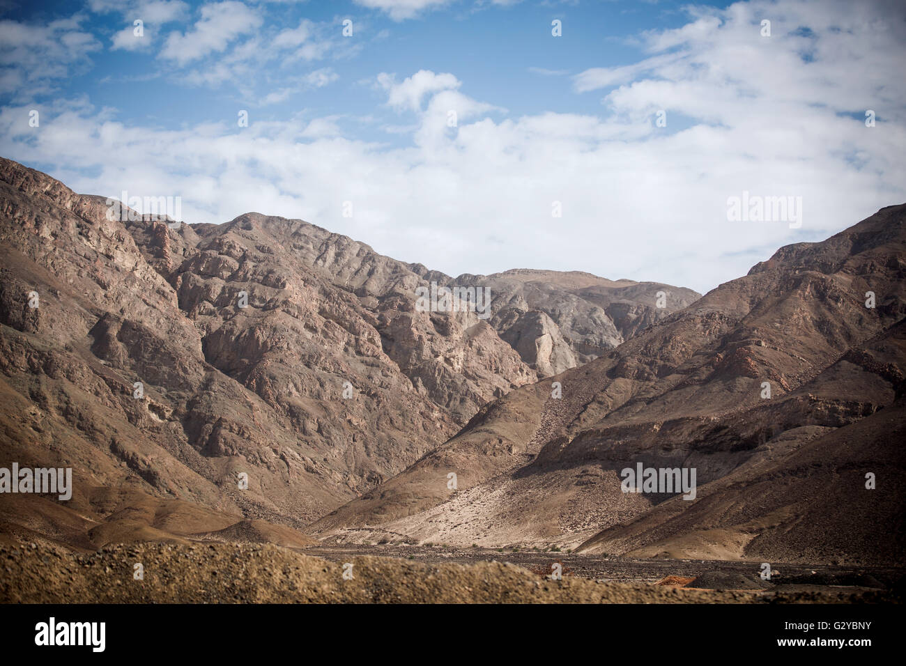 Andes in the Nazca desert. Peru . One of the hottest places on the ...