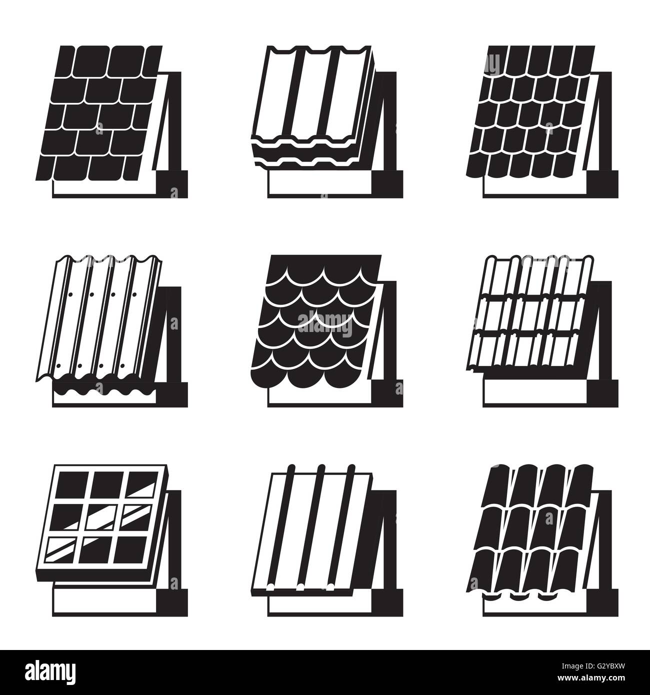 Roof Types Illustrations