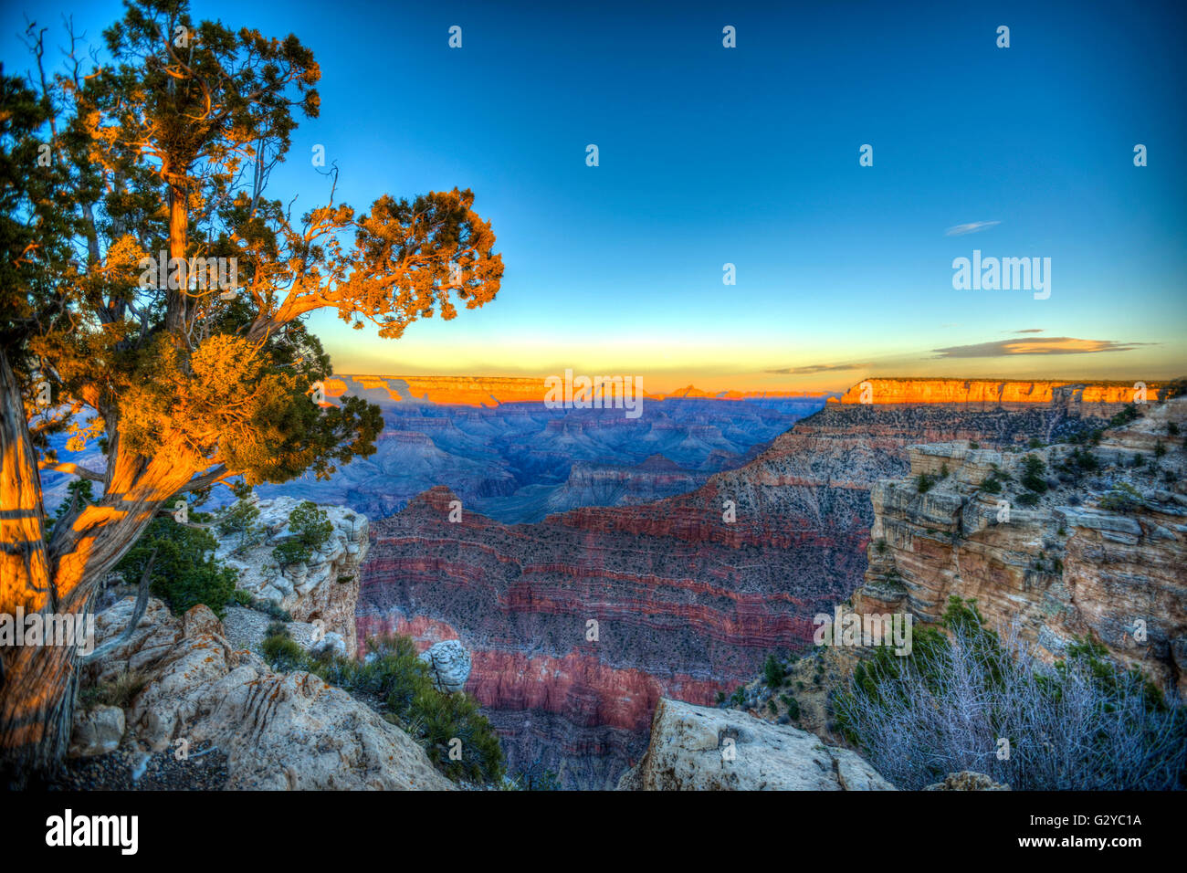 famous view of Grand Canyon , Arizona, USA Stock Photo - Alamy