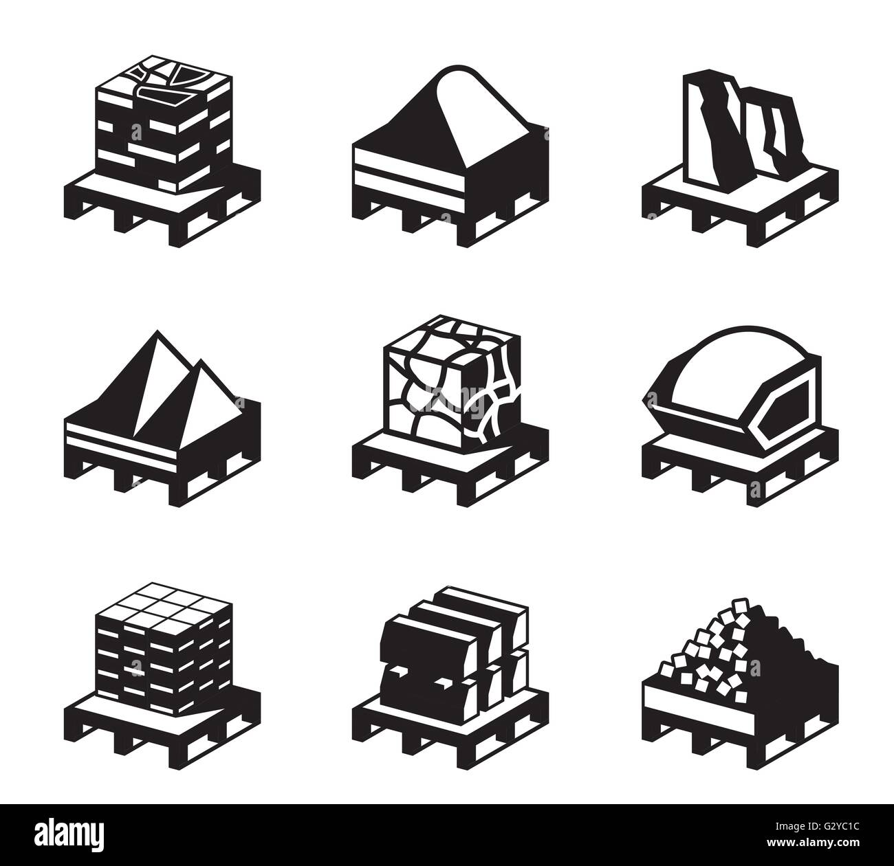 Construction and building materials - vector illustration Stock Vector ...
