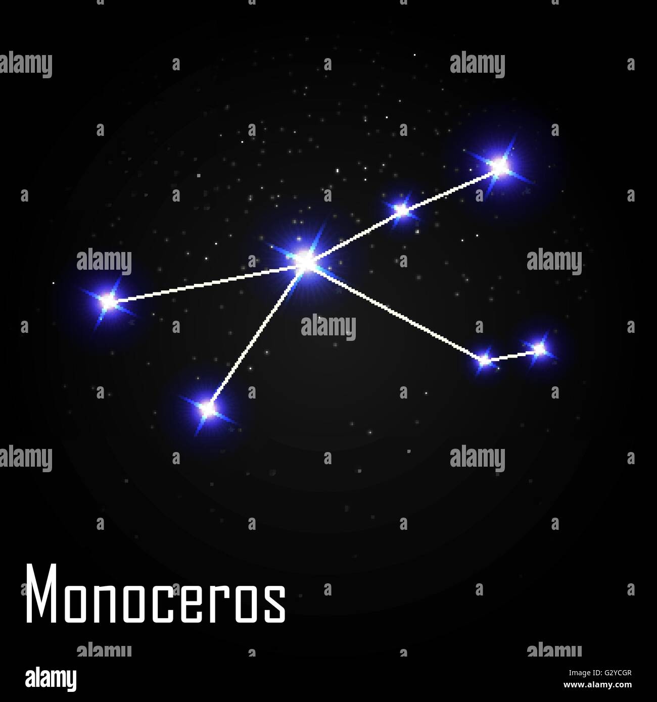 Unicorn constellation hi-res stock photography and images - Alamy