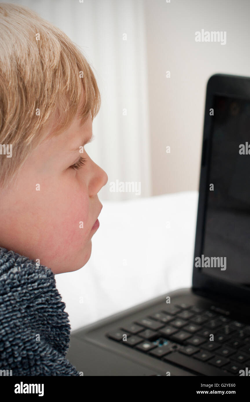 watching the internet Stock Photo - Alamy