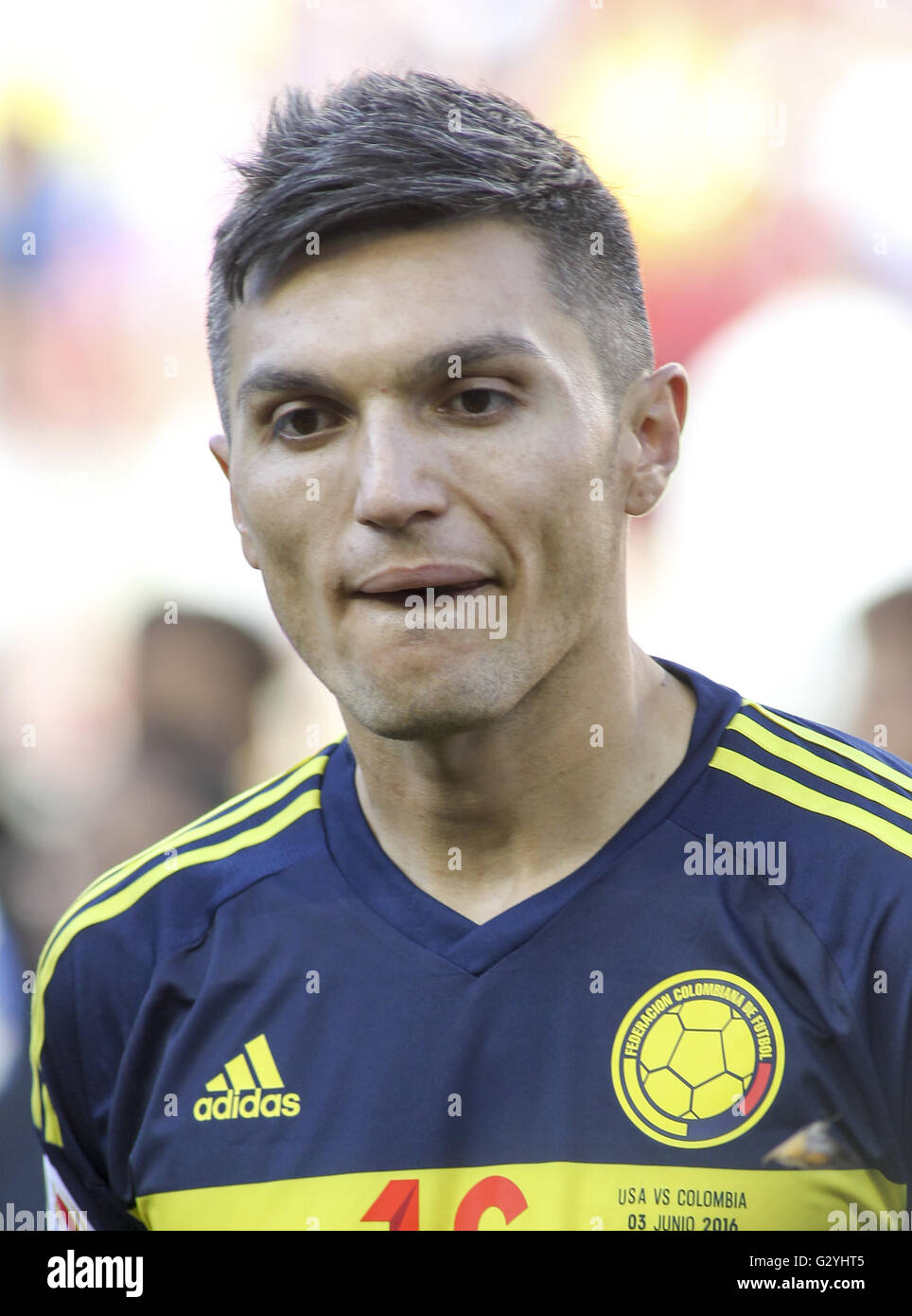 Los Angeles, California, USA. 3rd June, 2016. Colombia midfielder ...