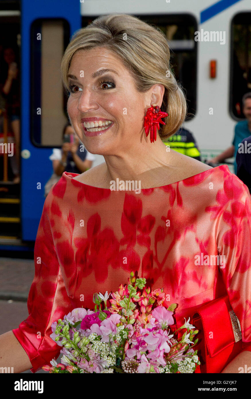 Amsterdam, 04-06-2016 HM Queen Máxima HM King Willem-Alexander and HM ...