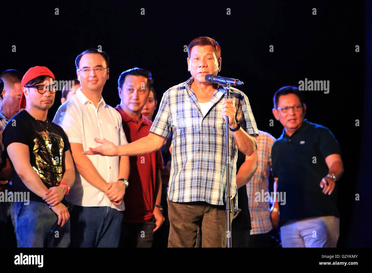 Davao Province, Philippines. 4th June, 2016. Philippine President-elect ...