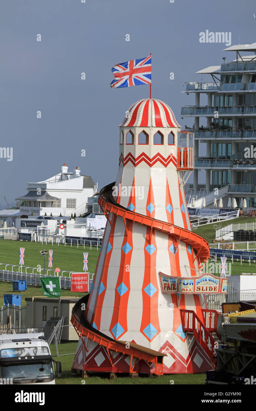 Epsom downs fun fair hi-res stock photography and images - Alamy